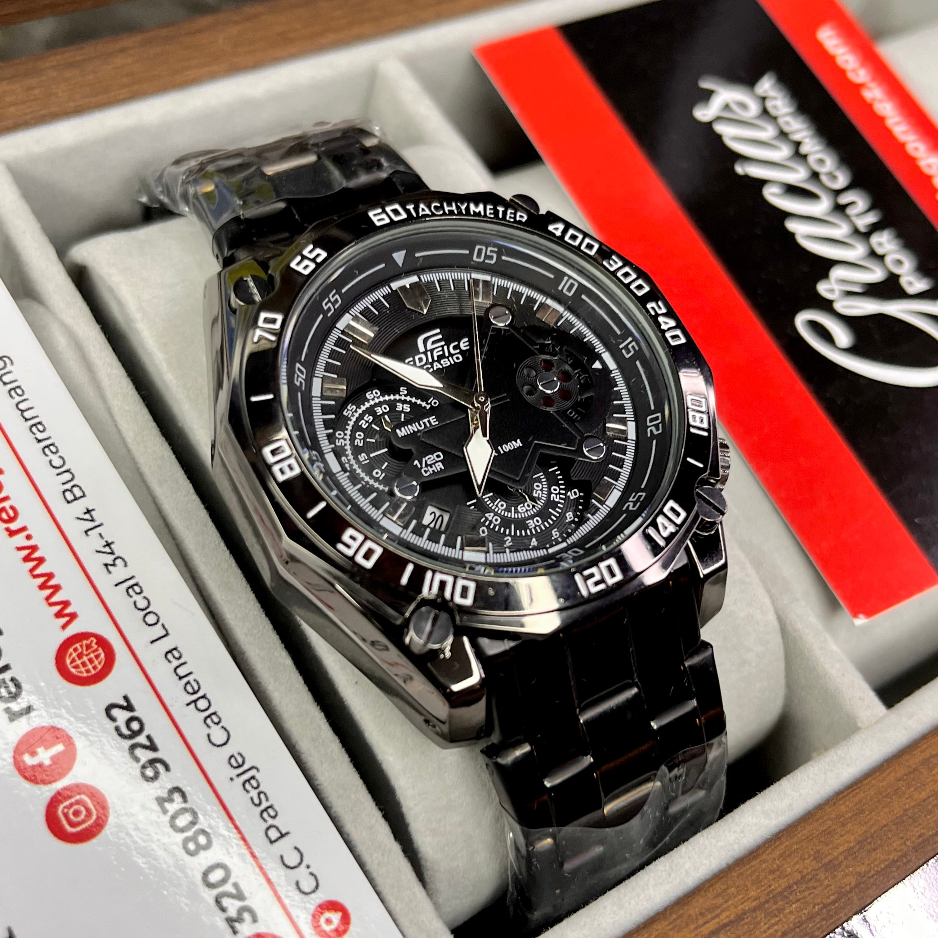 CASIO EDIFICE 550D FUNCIONAL PARA HOMBRE REF-N – Relojes Gomez